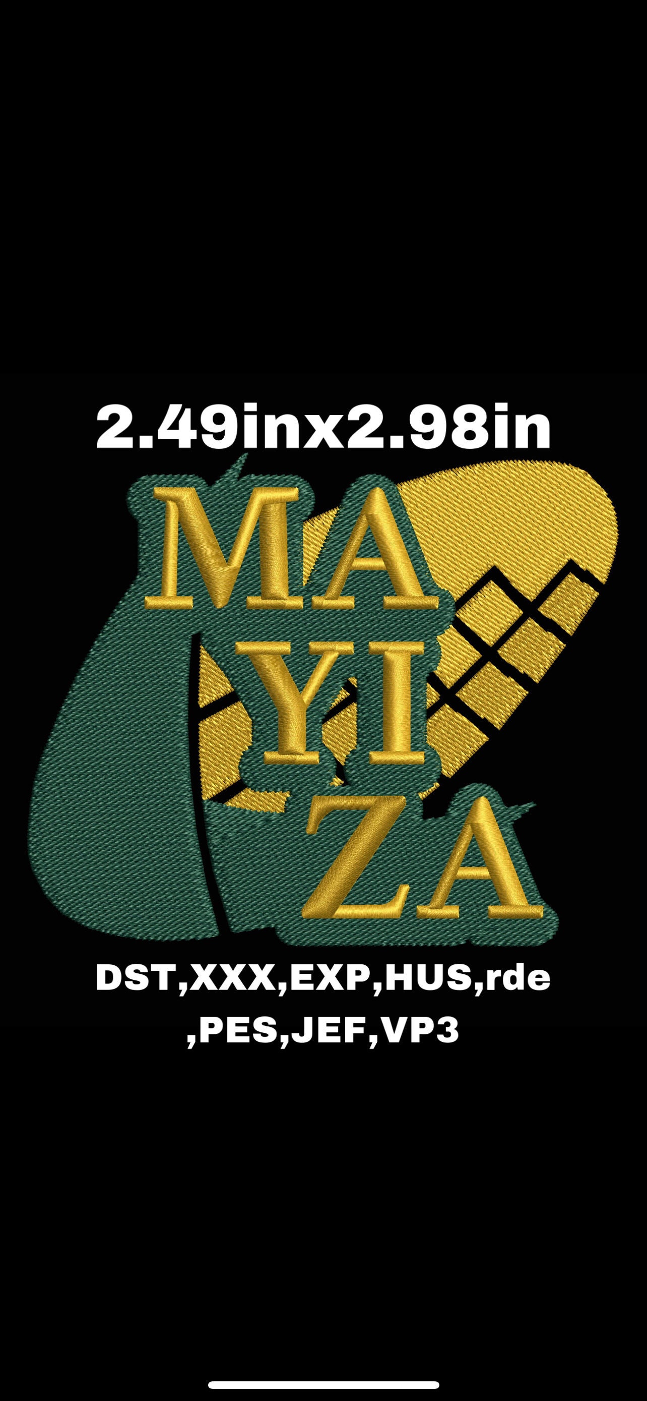Mayiza Digitized Embroidery Files - Etsy