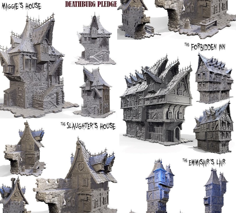 Over 75gb MASSIVE DOOM Chaos Miniature and Terrain STL Pack - Etsy