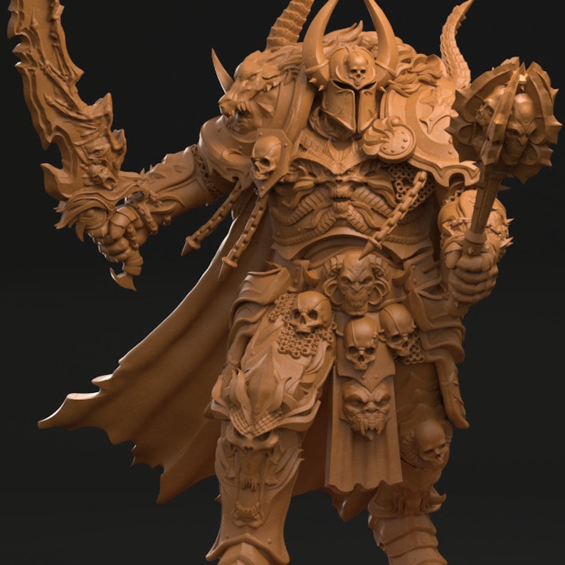 Large Death Knight STL - Etsy