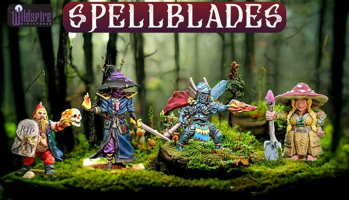 Spellblades Miniatures and Enchanted Objects Pack With Bonus Bookish ...