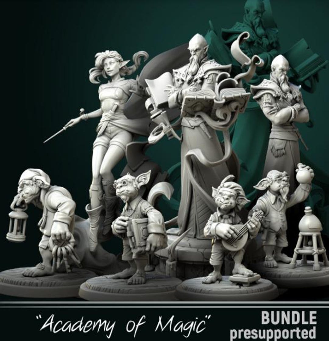 Academy of Magic Bundle - 3d Printer STL Files - Etsy