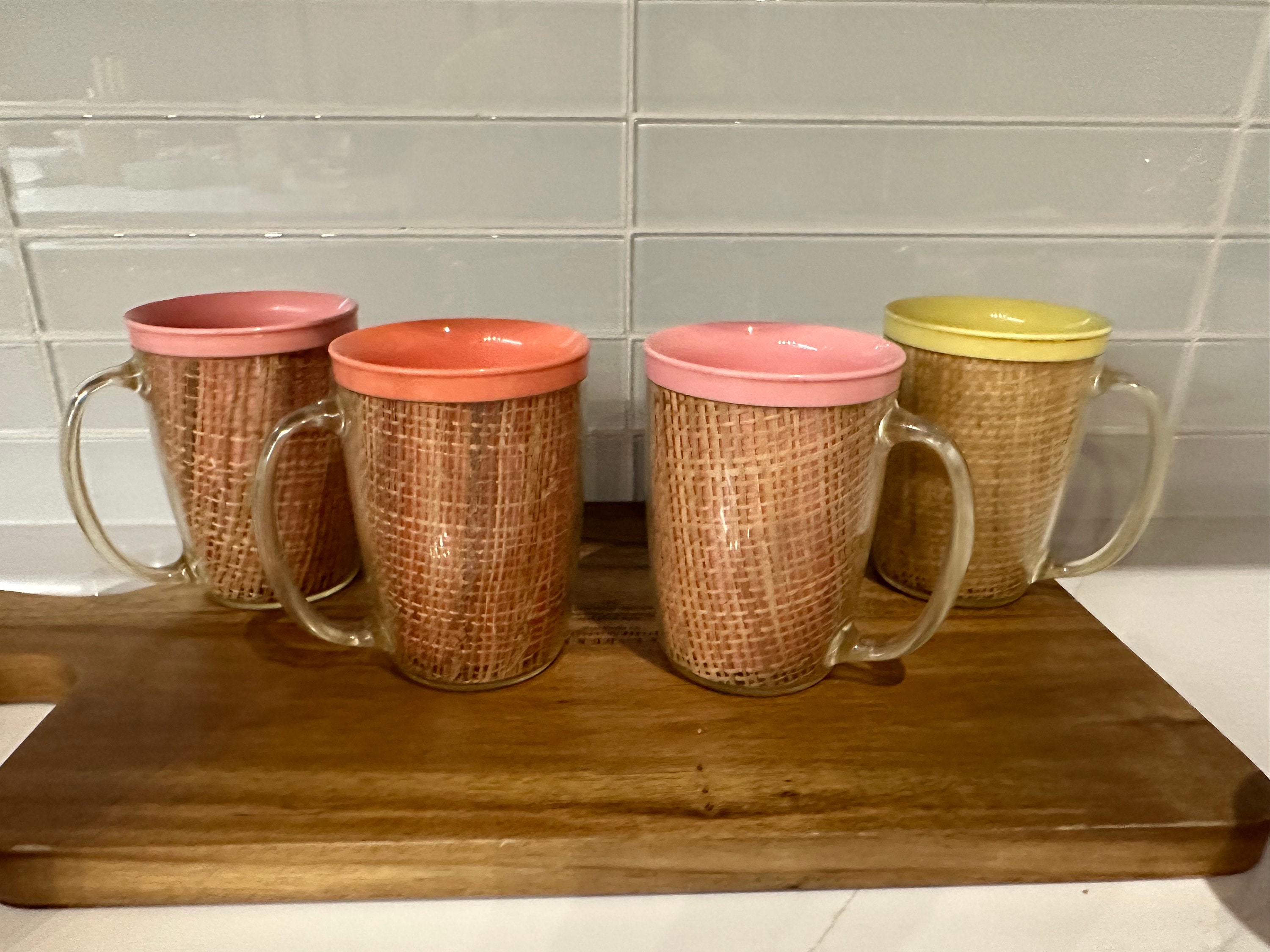 Vintage 1960s Retro Raffiaware 12 Piece Party Set - Etsy