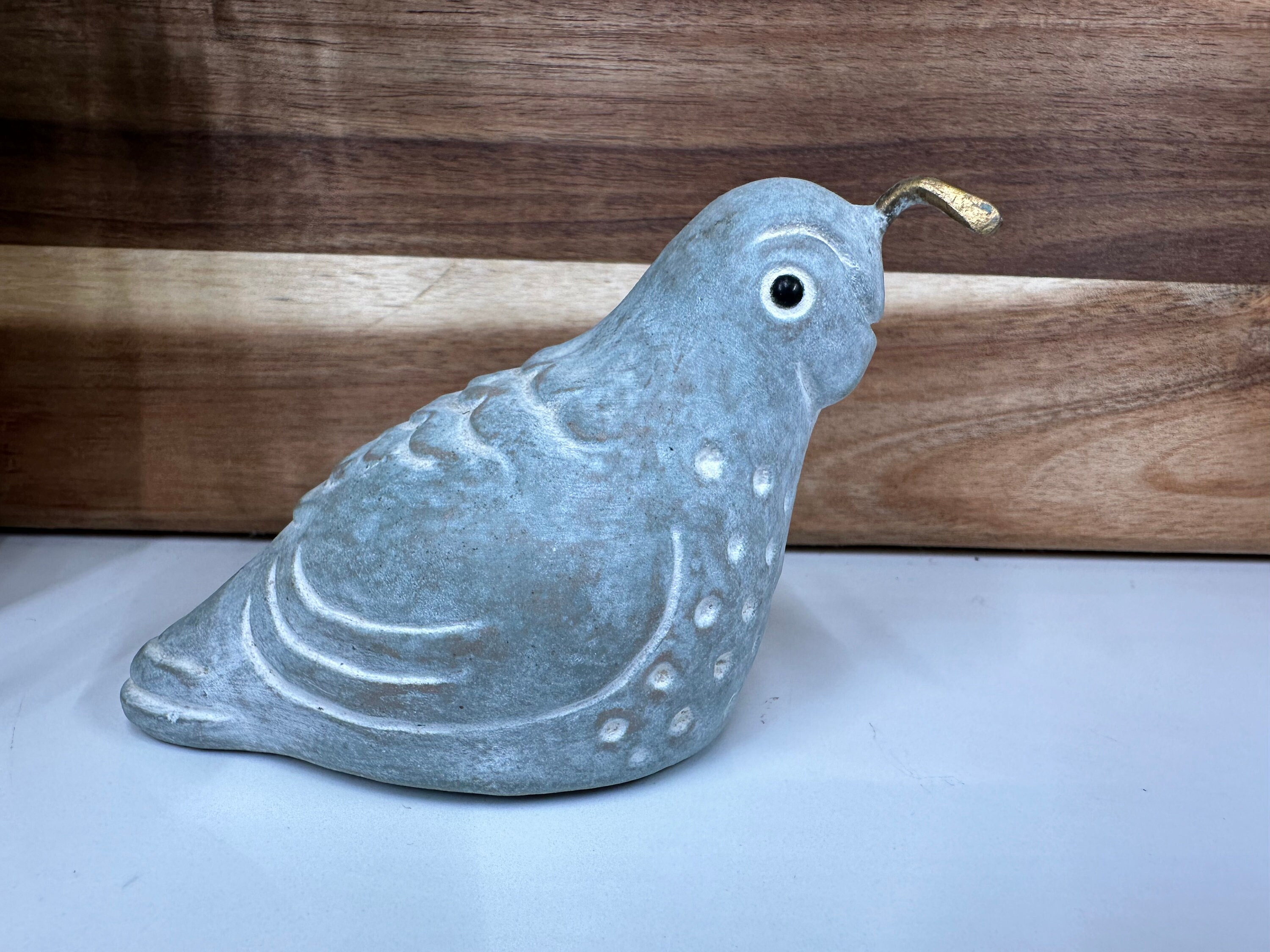 Vintage Isabel Bloom Quail Concrete Figurine Signed 1988 - Etsy