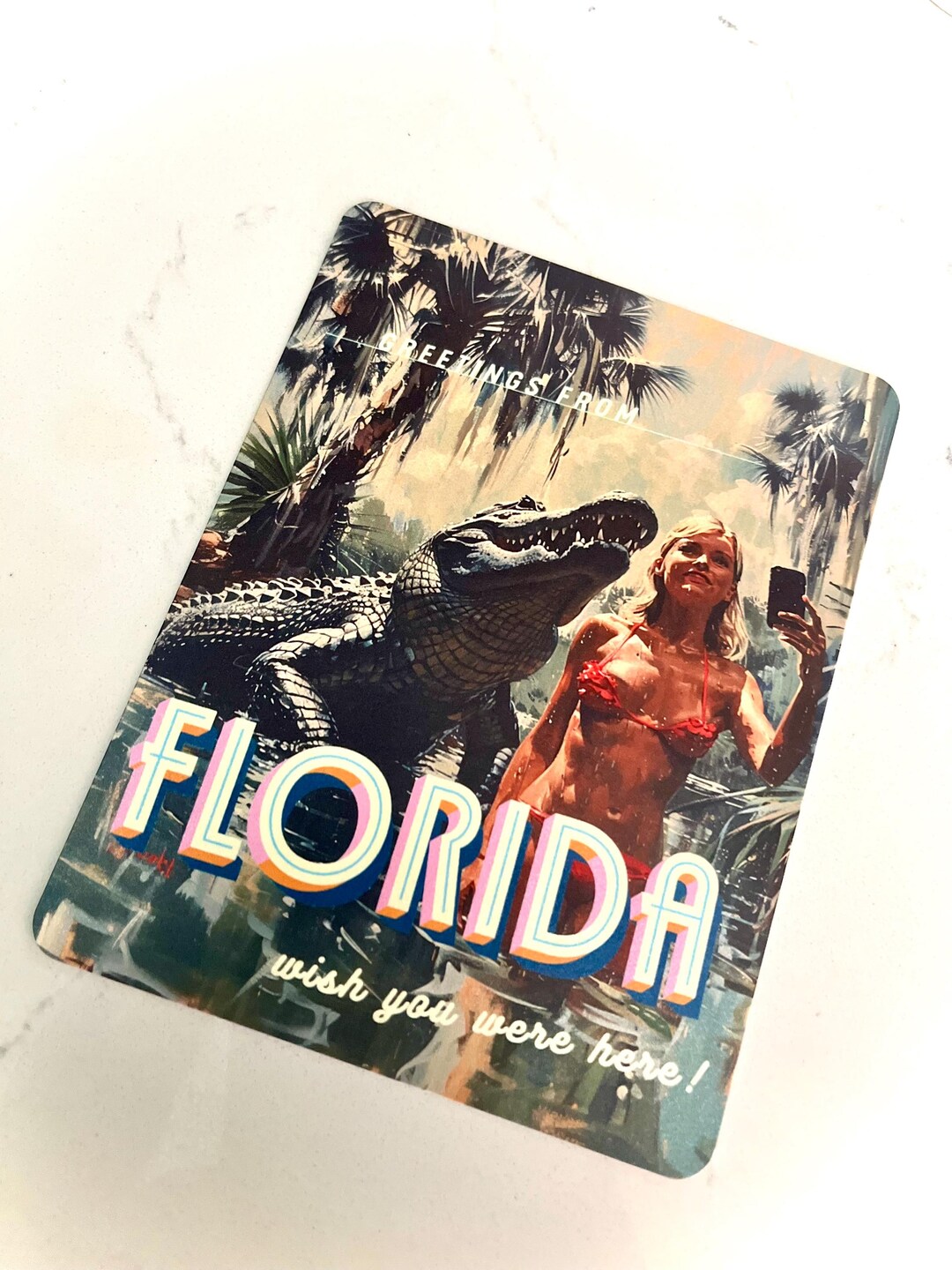 Greetings From Florida Postcard Pack: Swamp Sirens, Alligators ...