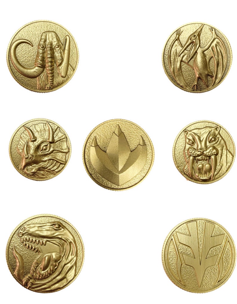 MMPR Power Coins - Etsy
