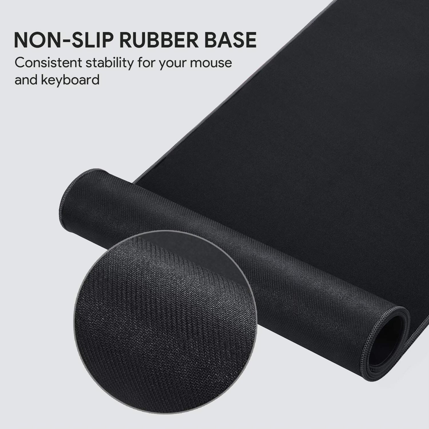 Minimalist Black Rubber Mousepad - Etsy