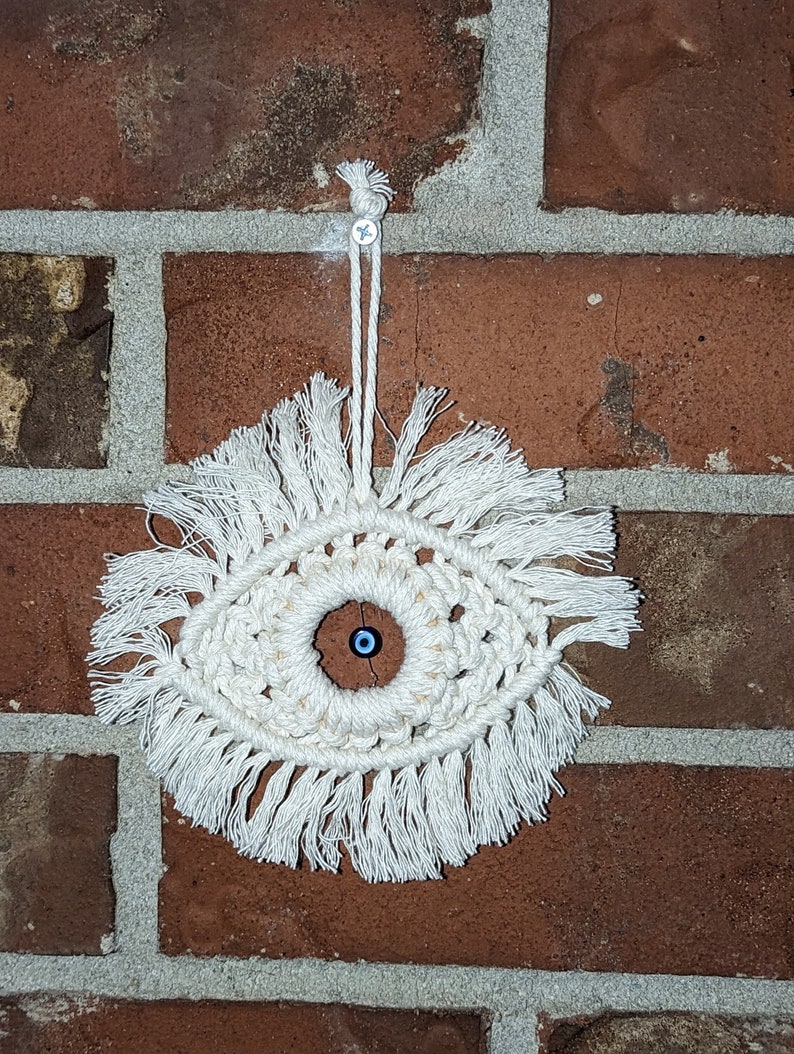 Macrame Evil Eye - Etsy