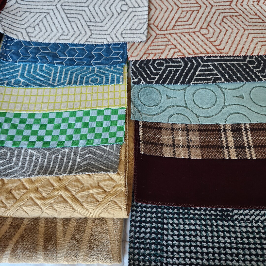 Assorted Upholstery Fabric Pieces Large Scraps by the - Etsy