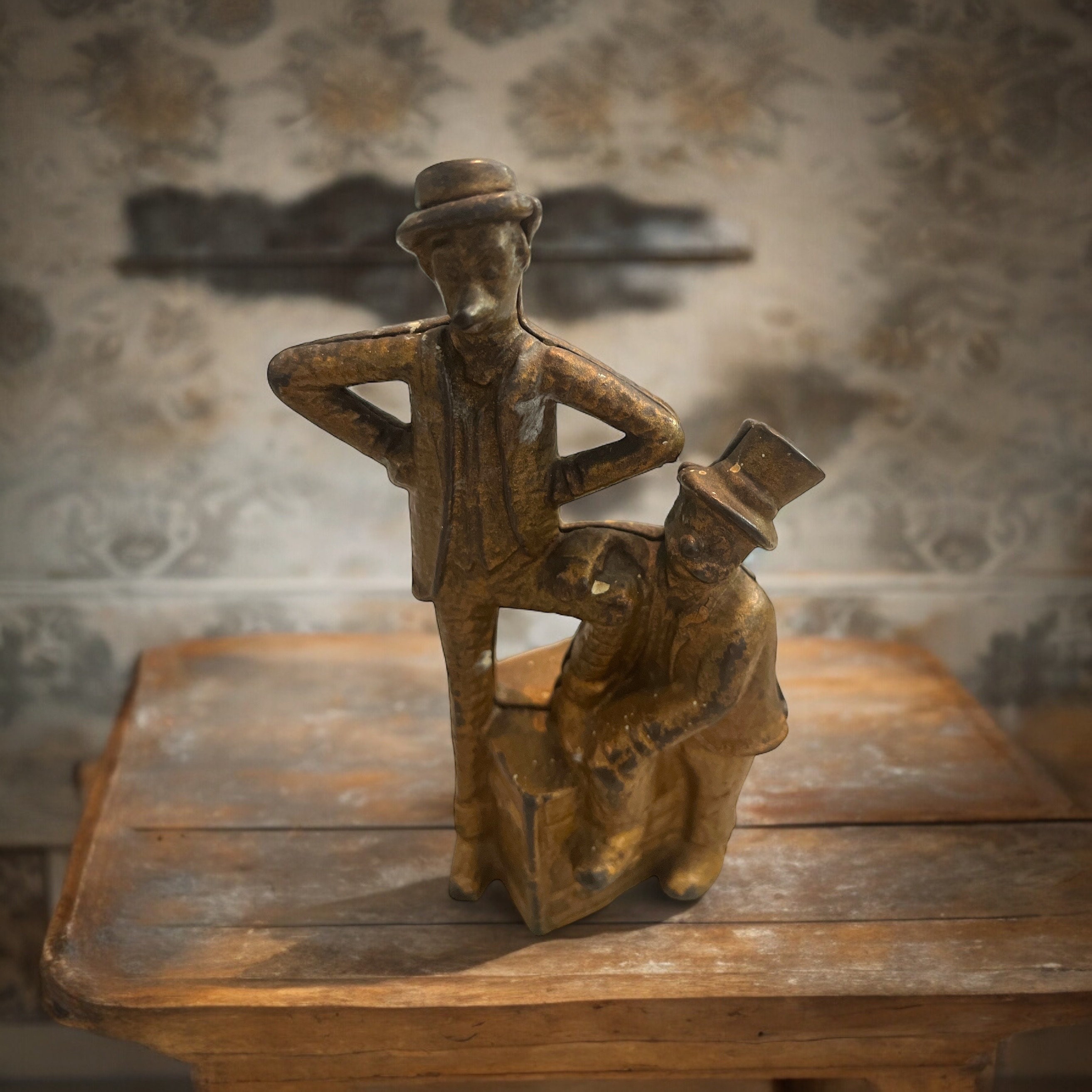 Vintage Cast Iron Mutt & Jeff Bank. Circa 1930s Old Family Heirloom - Etsy