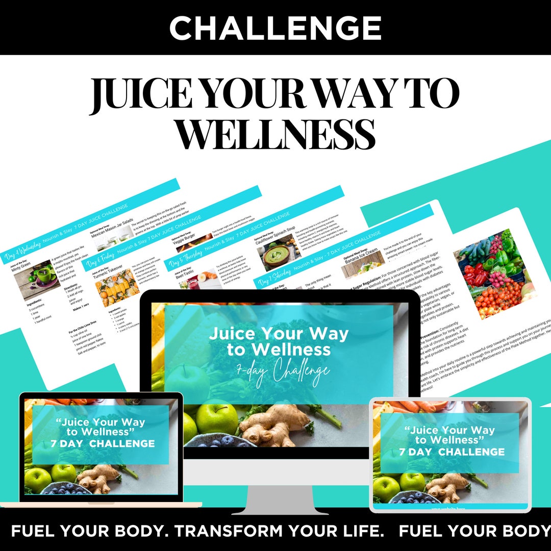 DFY PLR 7-day Juice Challenge Health Coach I Lead Magnet I Community ...