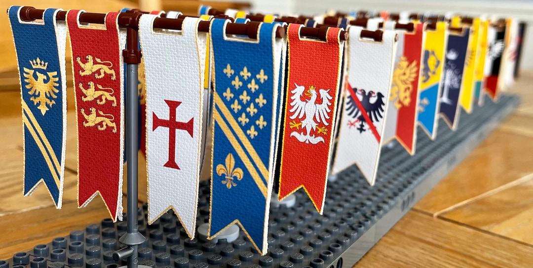 Lego Castle - Fabric Flags and Banners to Enhance Your Builds - Etsy