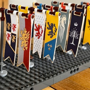 Lego Castle - Fabric Flags and Banners to Enhance Your Builds - Etsy