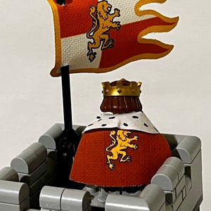 Lego Castle Fabric Flags, Various Styles and Factions. Minifigure Scale ...