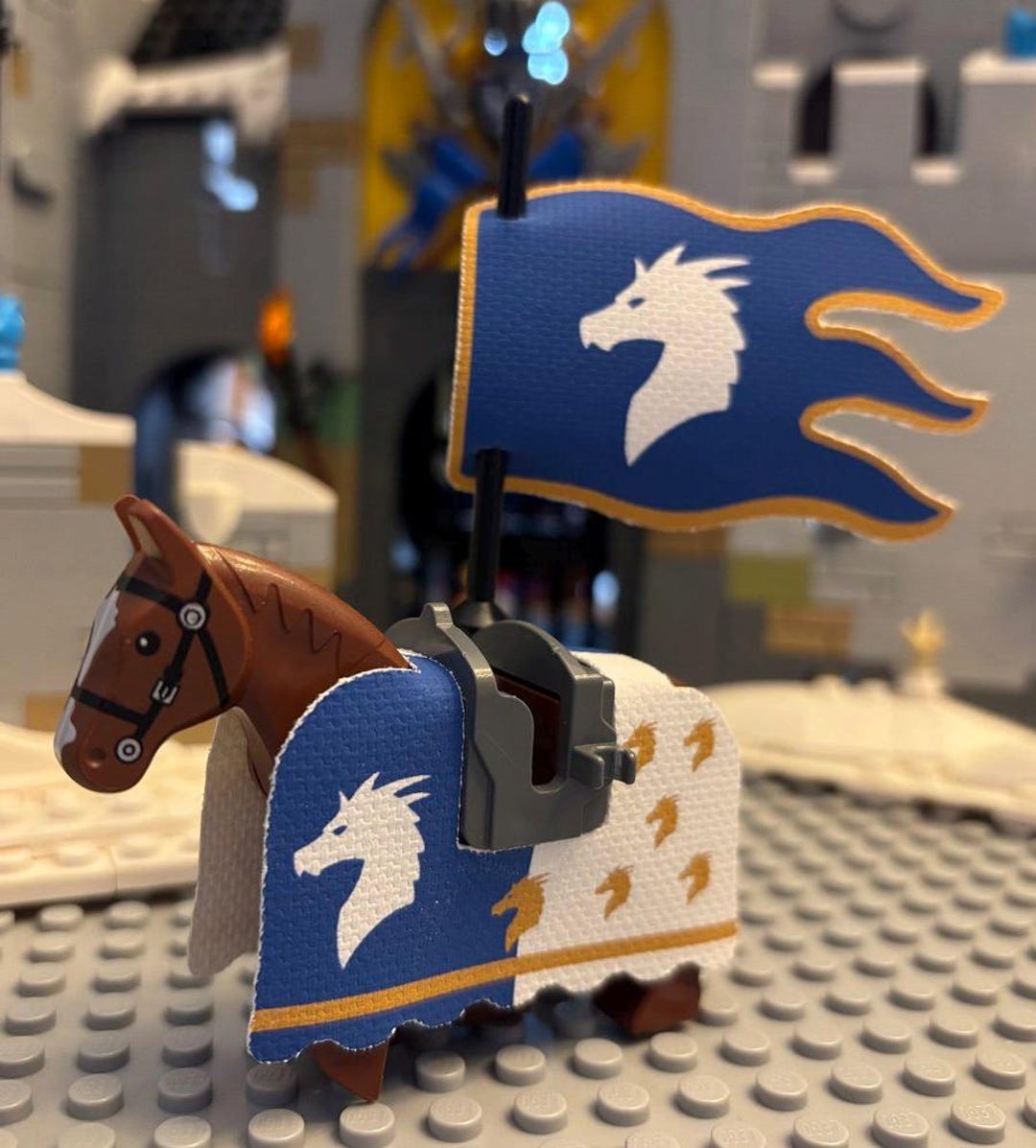 Lego Castle - Fabric Flags, Various Styles and Factions. Minifigure ...