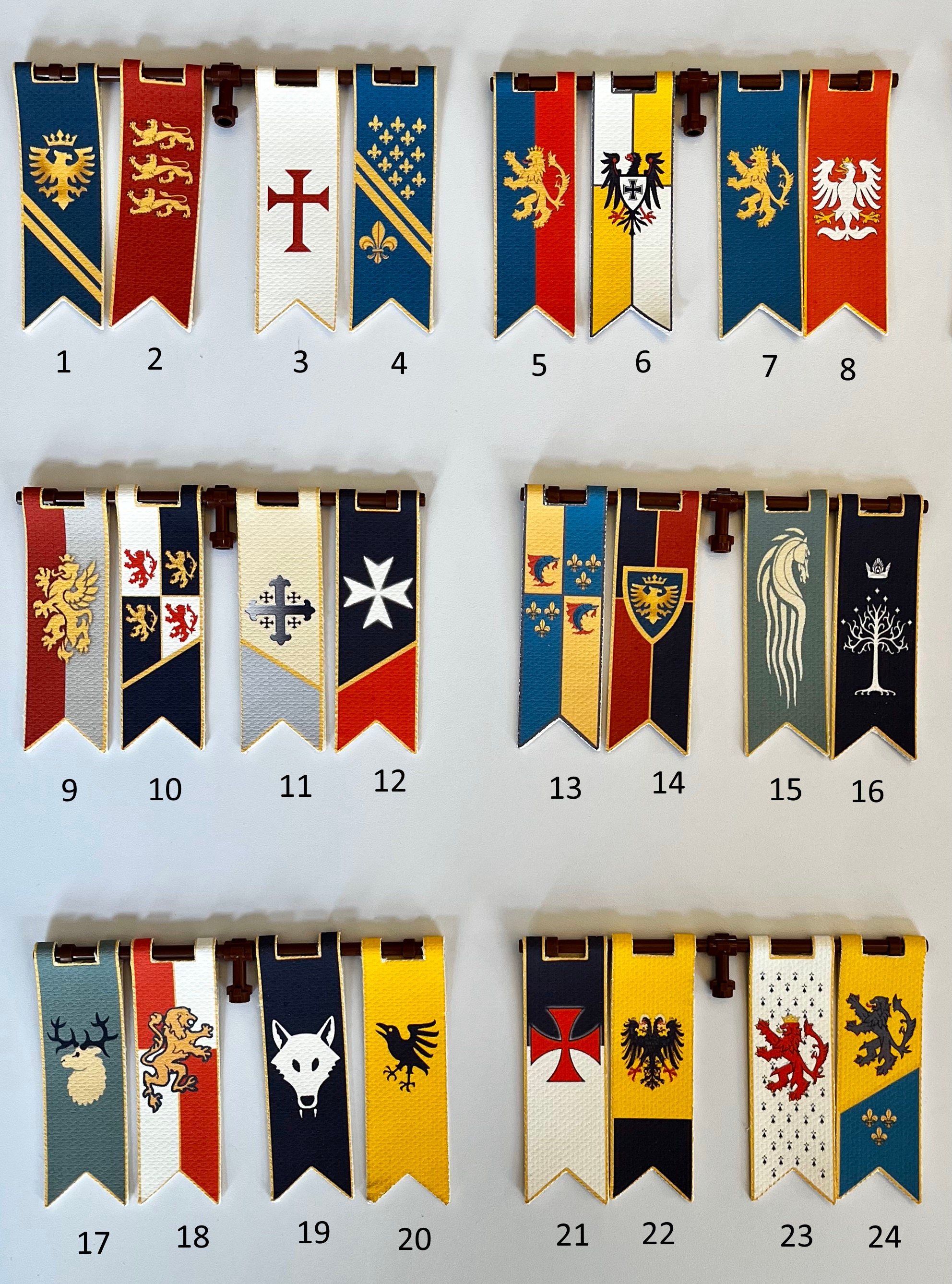 Lego Castle Fabric Flags and Banners to Enhance Your Builds - Etsy ...