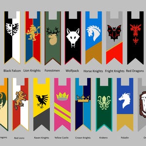 LEGO® Castle Fabric Flags & Banners – Minifigure Scale Medieval Builds ...