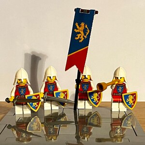 Lego Castle - Lion Knights Unit Flags - Fabric Flags and Banners to ...