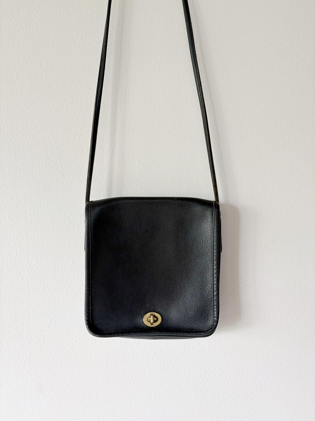 Vintage Coach Compact Pouch 9620 Crossbody Black Leather - Etsy