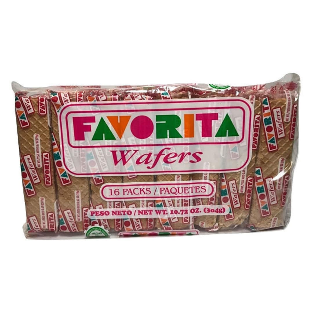 Favorita Wafers Cookies From Puerto Rico - Pack of 16 - Etsy