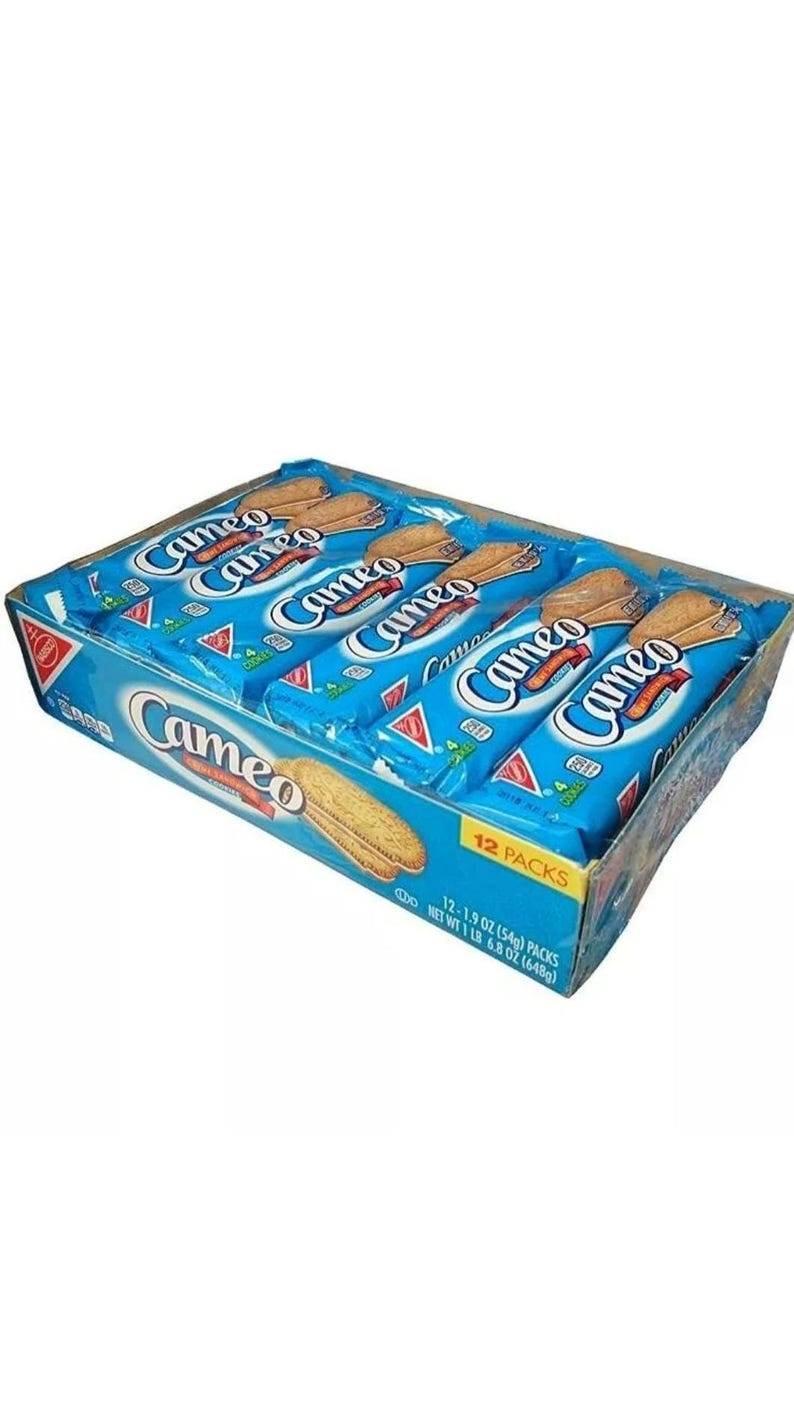 Nabisco Cameo Creme Cookies Puerto Rico Cookies Dessert (12) Individual Packs - Etsy