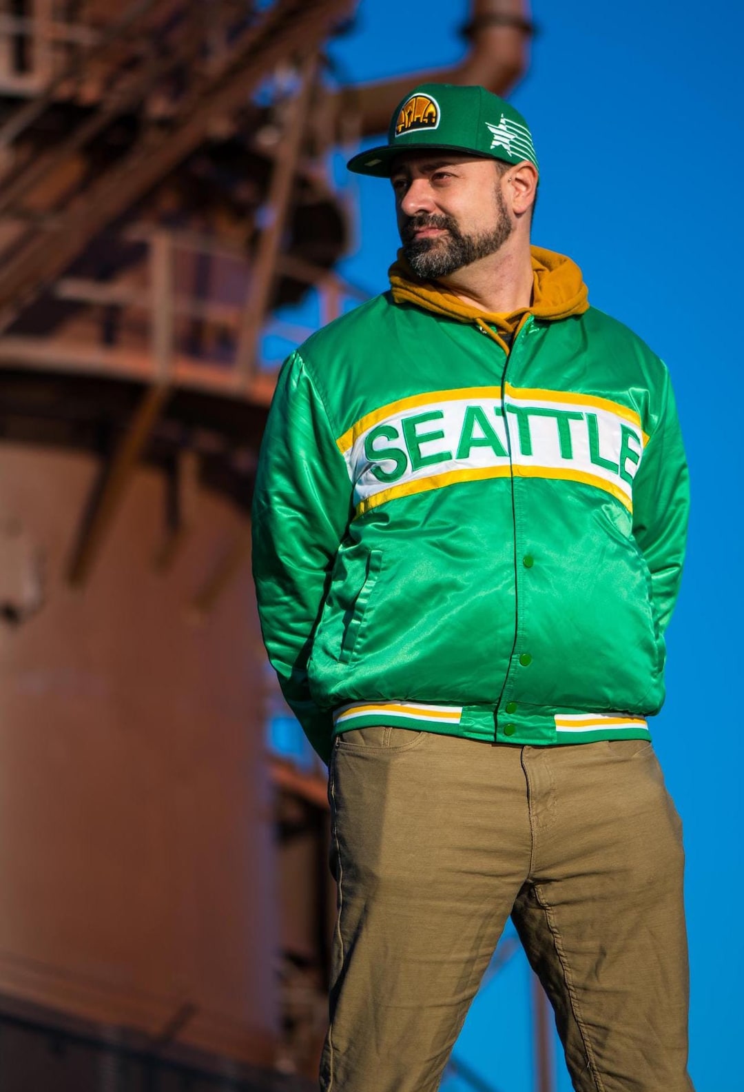 Retro Seattle Supersonics Jacket - Etsy