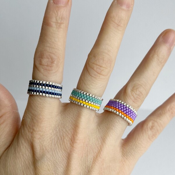 Seed Bead Ring - Etsy