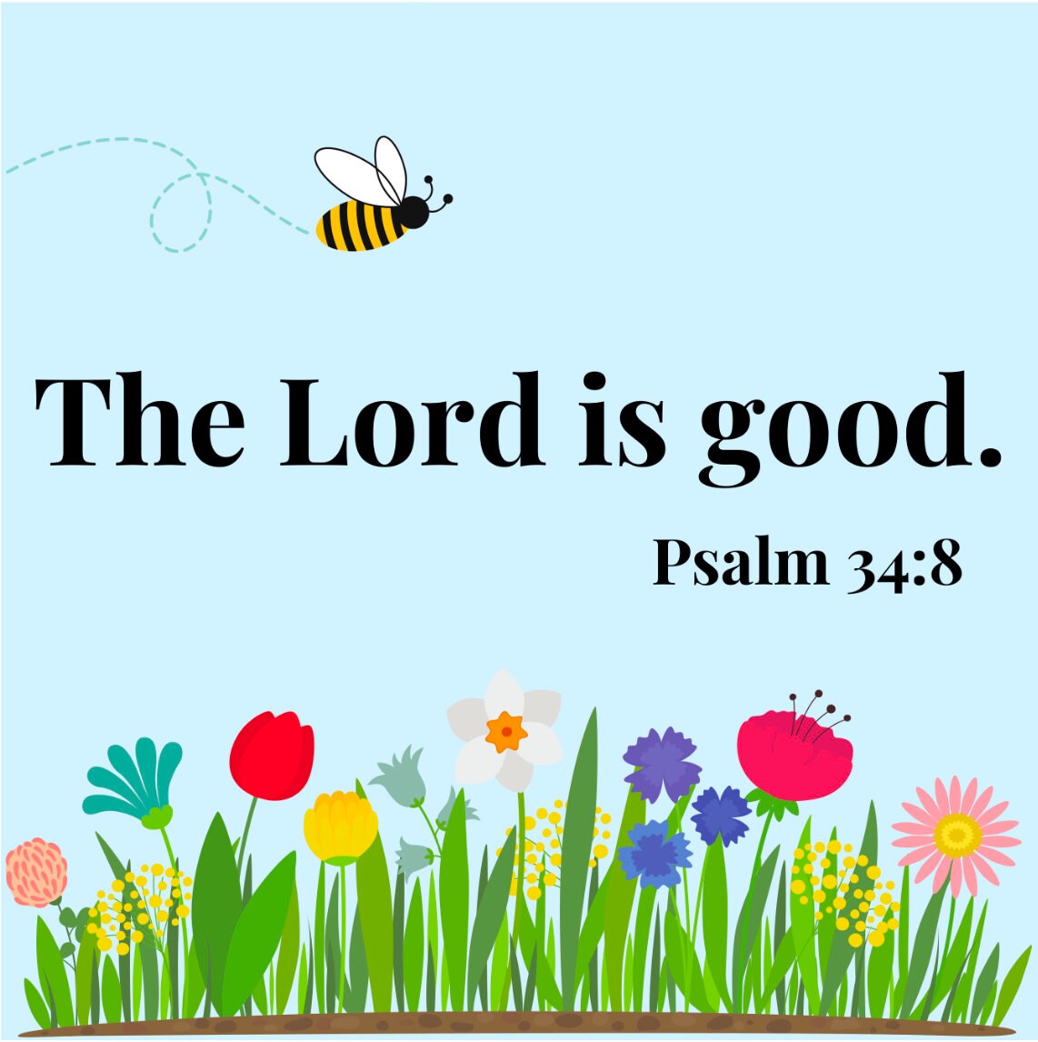 Printable Beginner Level Memory Verse Cards for Kids All - Etsy