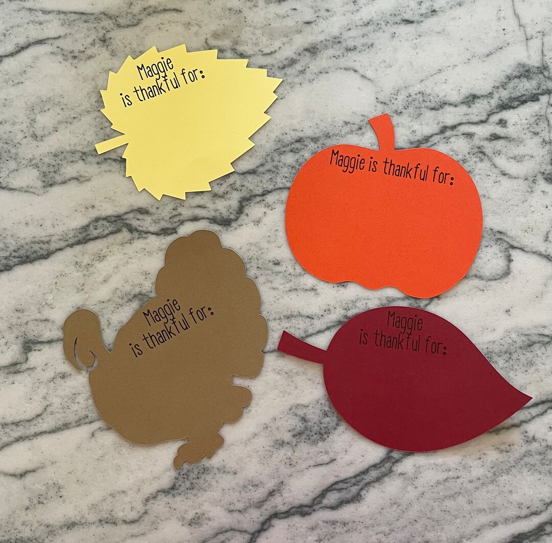 Thankful Notes Personalized Gratitude Journaling for Kids - Etsy