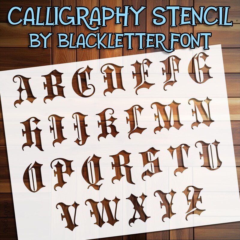 Letter Stencils Large - Etsy
