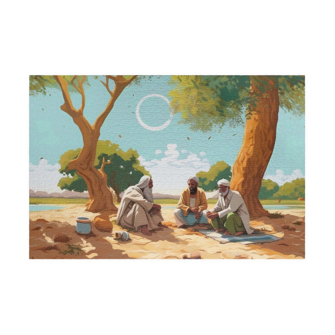 Abraham's Three Guests Puzzle (110, 252, 520, 1014-piece) - Etsy