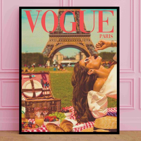 Preppy Paris Art - Etsy