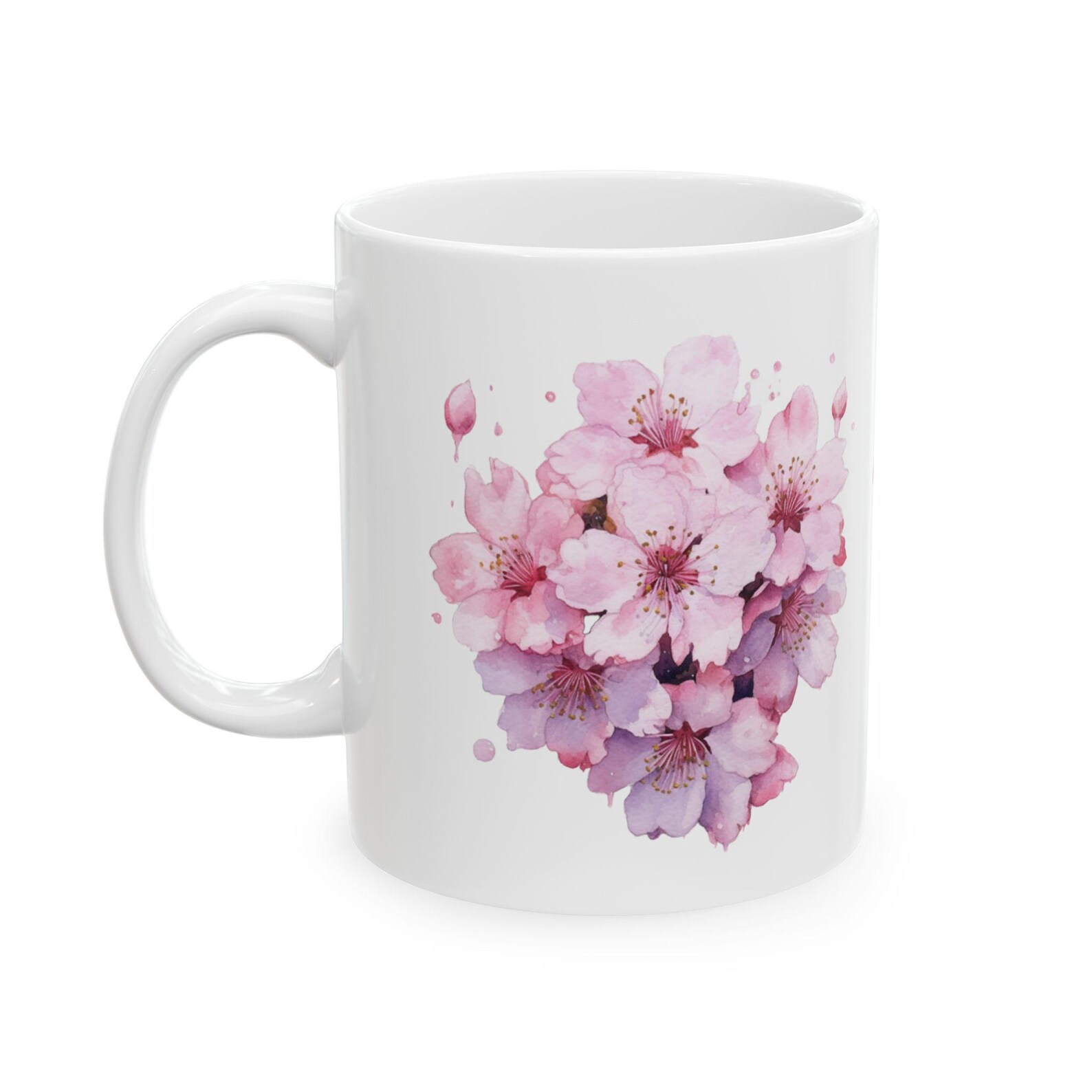 Sakura Blossom Kawaii Aesthetic Coffee Mug, 11oz Friend Gift Trending ...