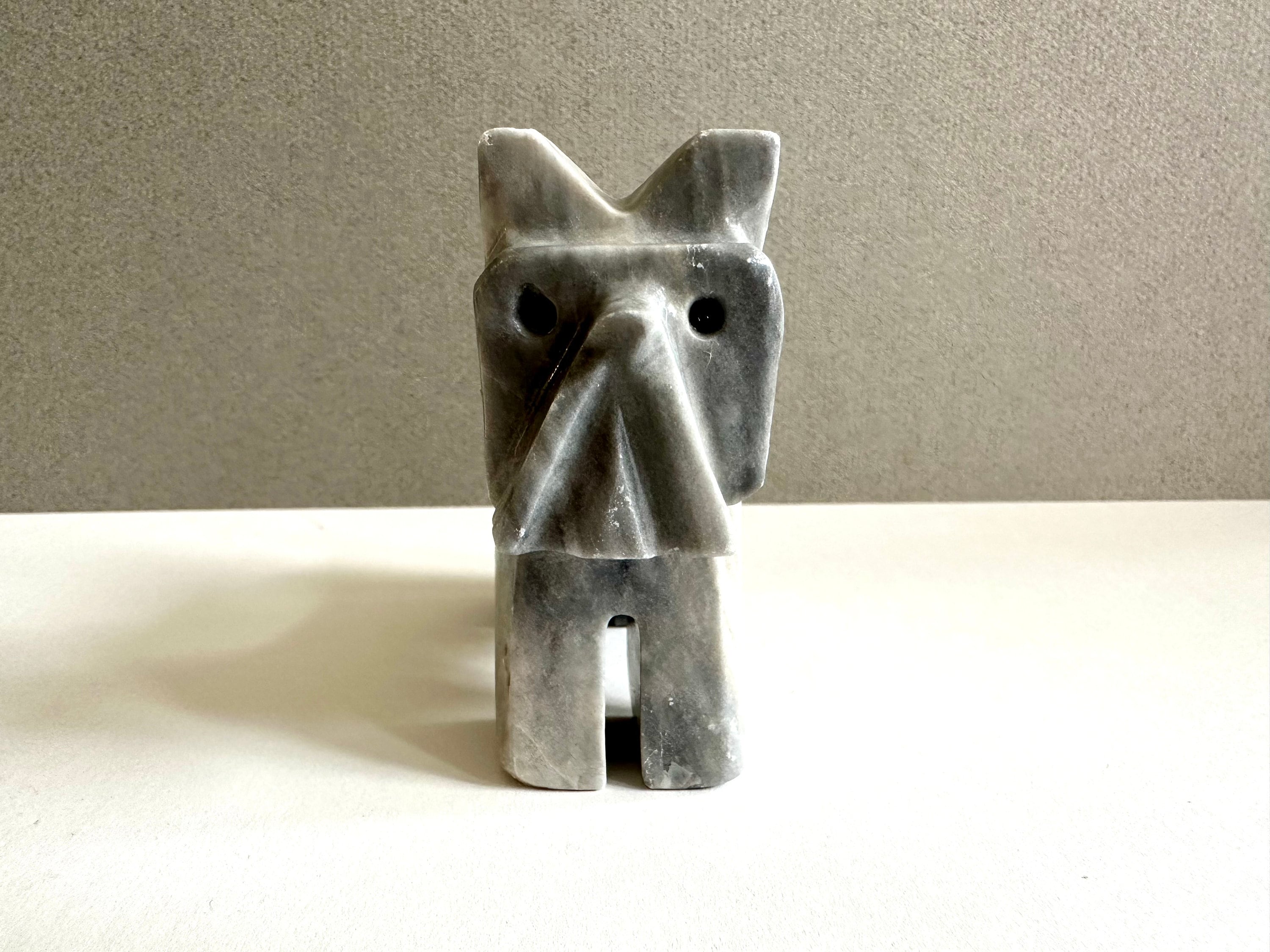 Vintage Alabaster Scottie Dog / Hand Carved Stone Scottie Dog, Marble ...