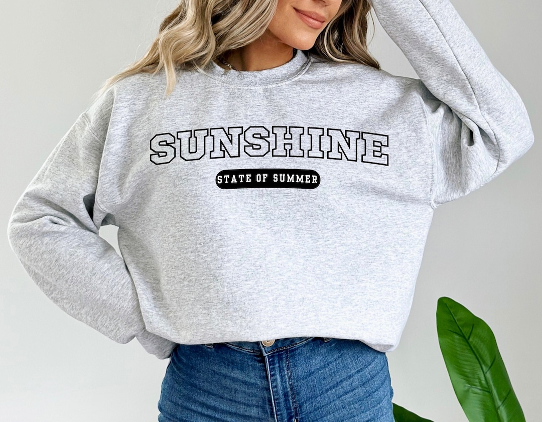 Sunshine Sweatshirt, State of Mind, Beach Shirts, Beachy Sweatshirts ...