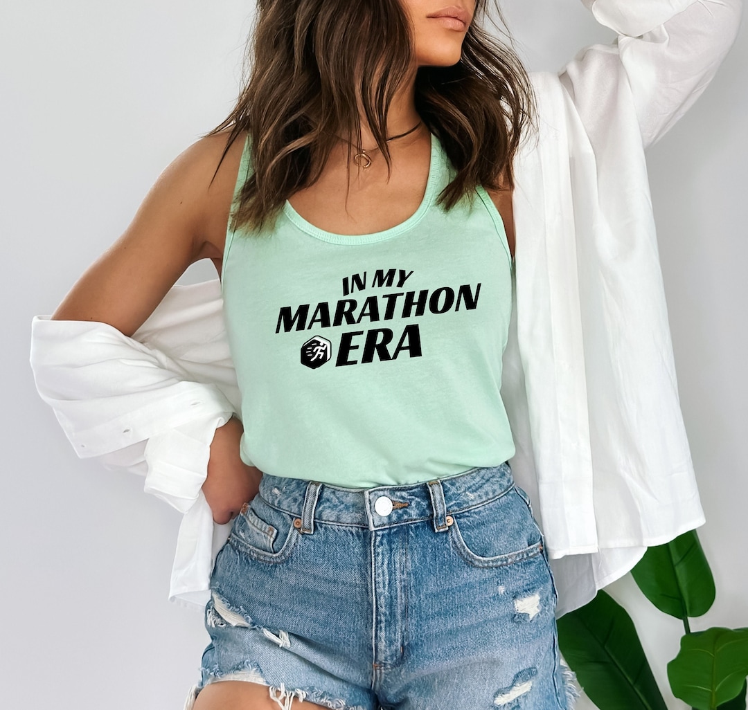 In My Running Era, Marathon Tank Top, Running Tank Top, Run Shirt, Gift ...