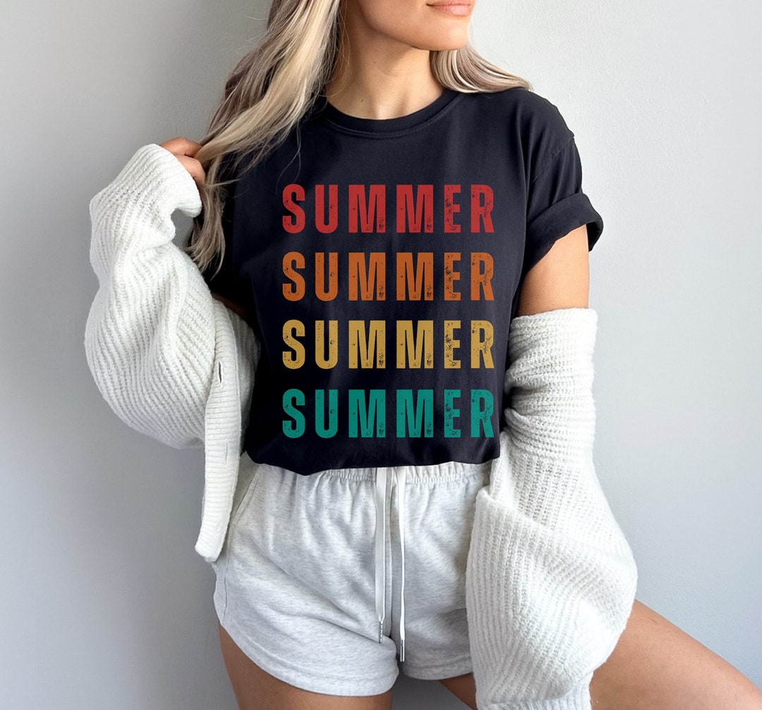 Summer Style Shirt, Beach Tops Clothing Beachy Tees Vacation Tshirt ...