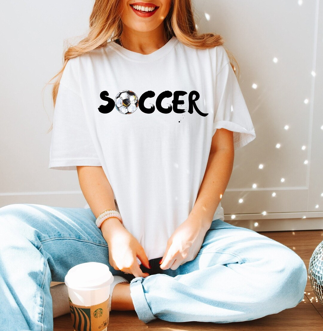 Soccer Ball Shirt, Soccer Game Day Shirts, Soccer Girl T-shirts, Soccer ...