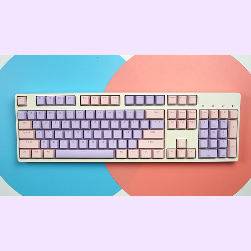 Purple Pink Mechanical Keycaps - Etsy
