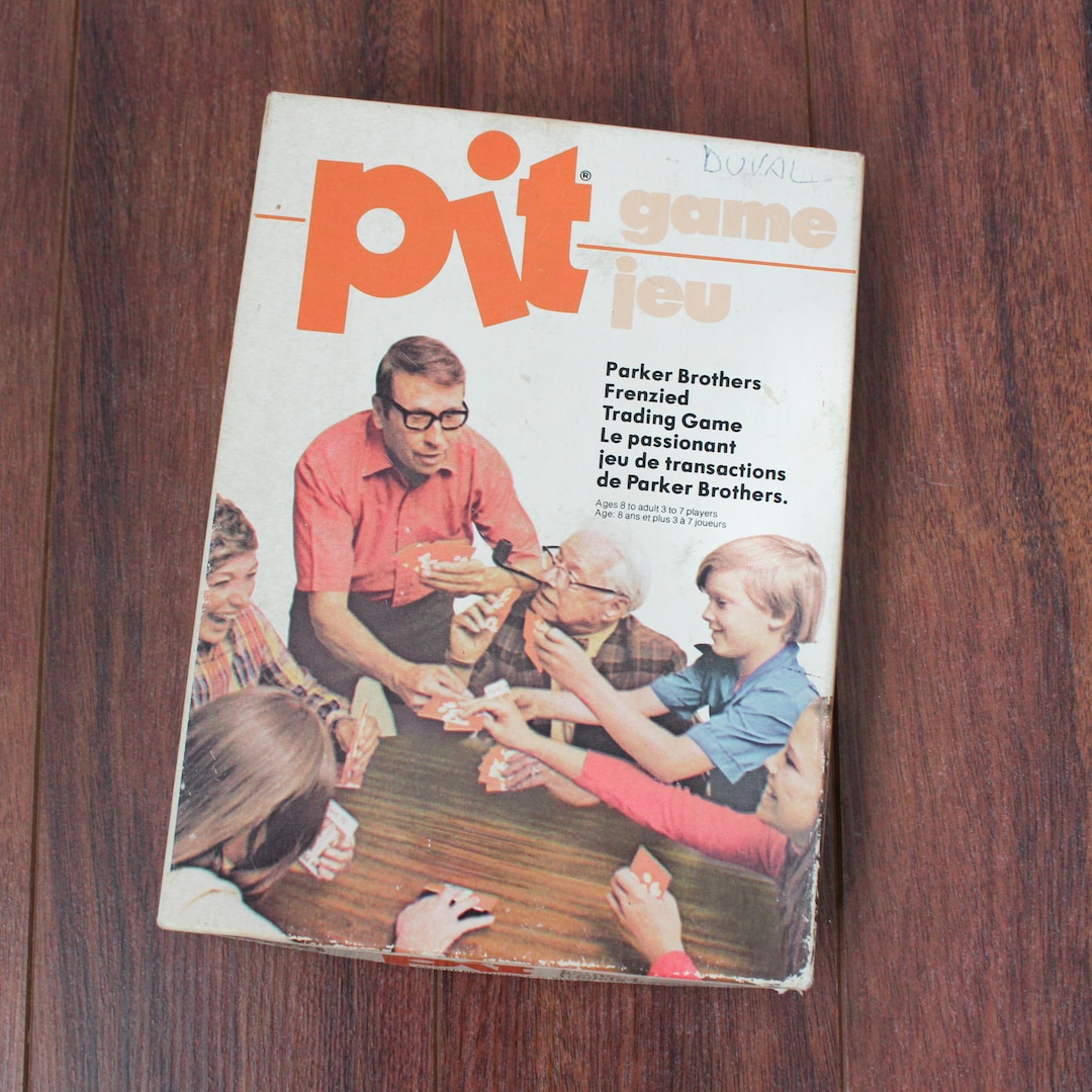 Vintage Parker Bros. Pit Card Game - Etsy