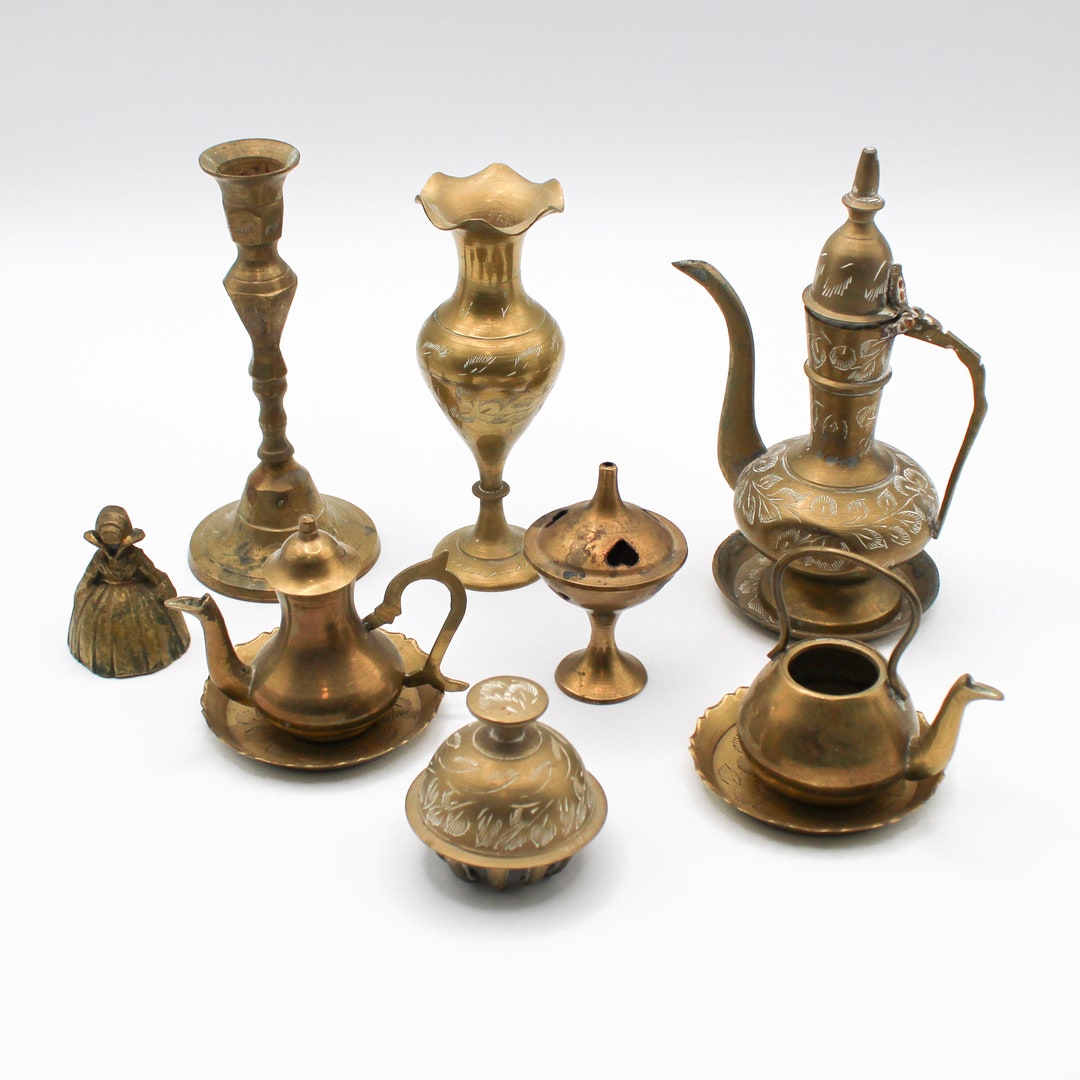 Vintage Lot, Brass Miniatures - Etsy