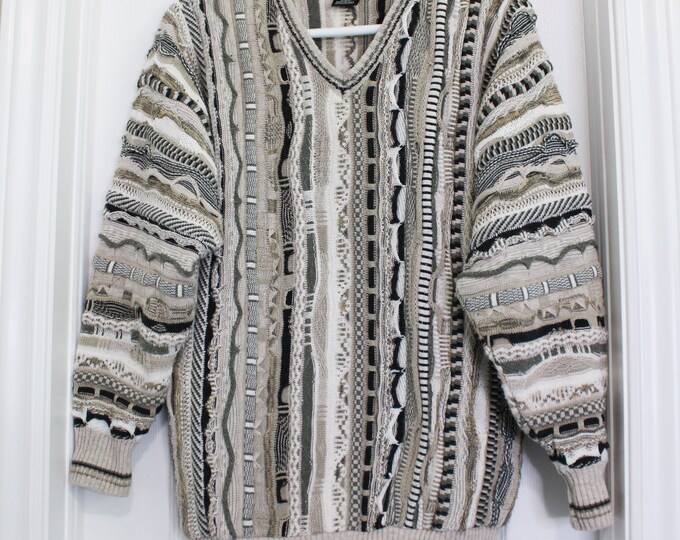 Vintage Mens Conte Di Milano (coogi Style) Sweater, Size M - Etsy