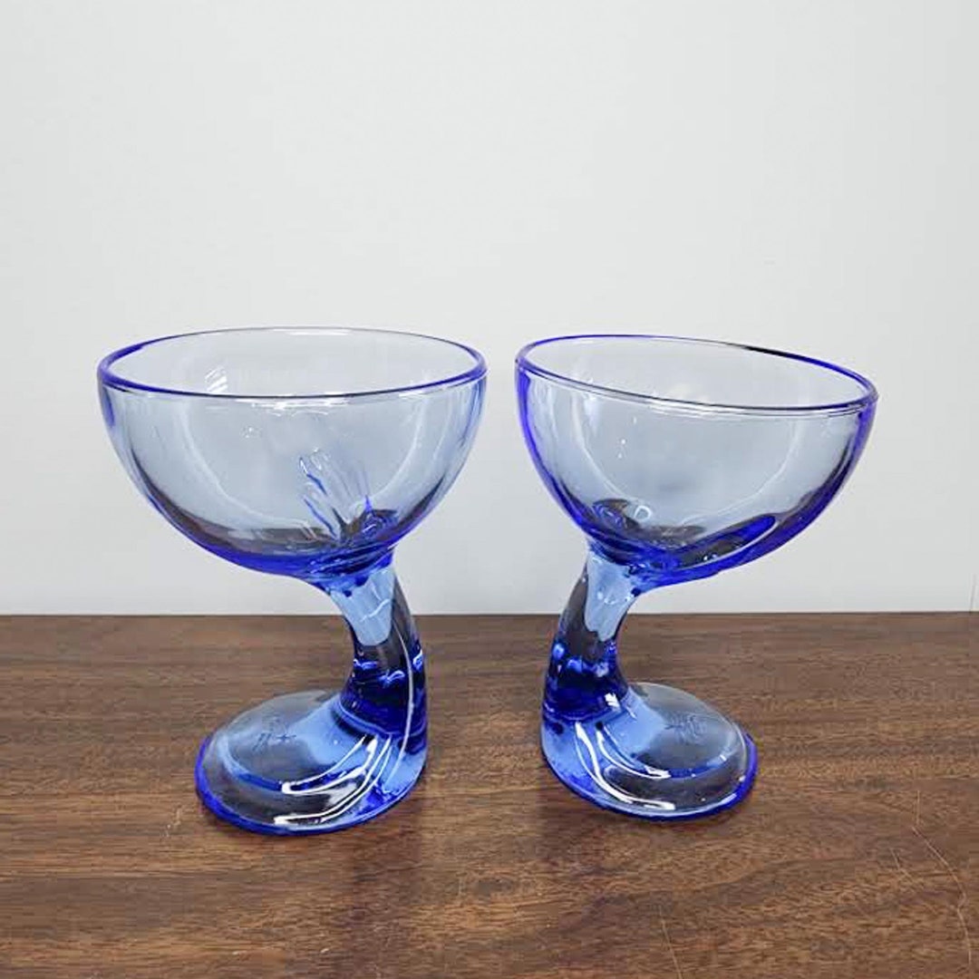 Vintage Bormioli Rocco Cobalt Blue Dessert Bowls - Etsy