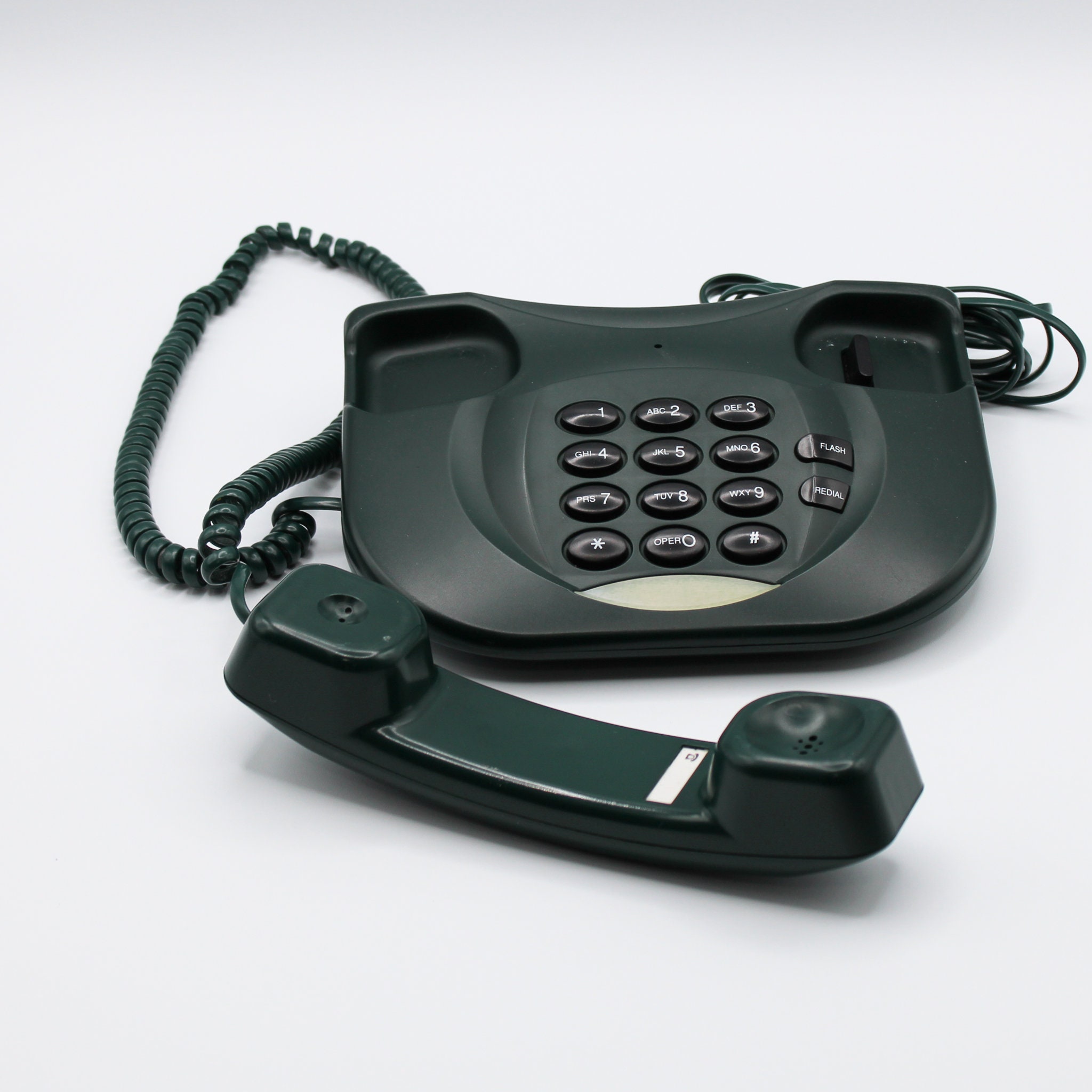 Vintage Green 1980s Radio Shack Push Button Desk Telephone - Etsy