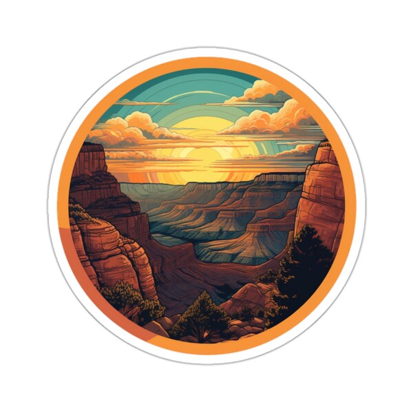 Grand Canyon Stickers - Etsy