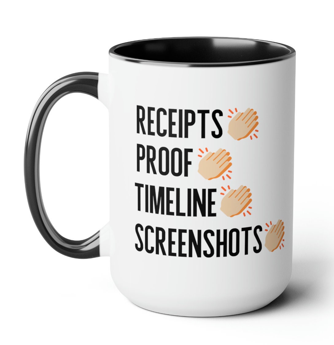 Receipts, Proof, Timeline, Screenshots Housewives Salt Lake City Mug ...