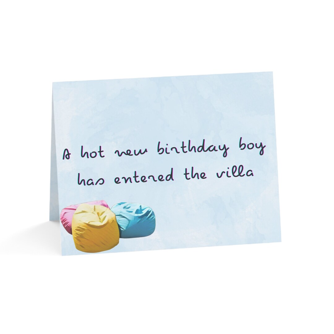 Bombshell Villa Birthday Card - Blank Inside | for Him - Etsy