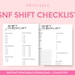 SNF Nurse Shift Checklist - Etsy