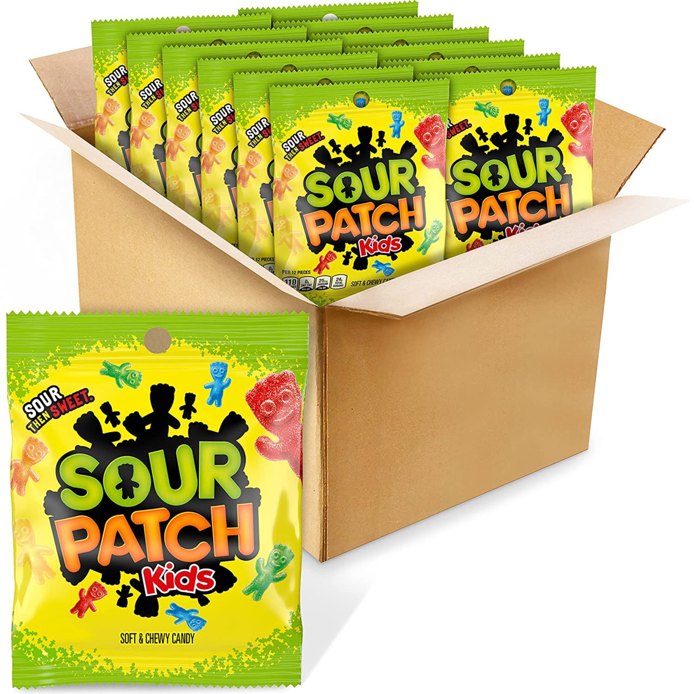 SOUR PATCH KIDS Candy, Original Flavor, Pack of 12 (5 Oz.) - Etsy