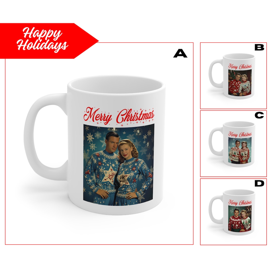 Ugly Christmas Sweater Coffee Mug Funny Christmas Coffee Mug - Etsy