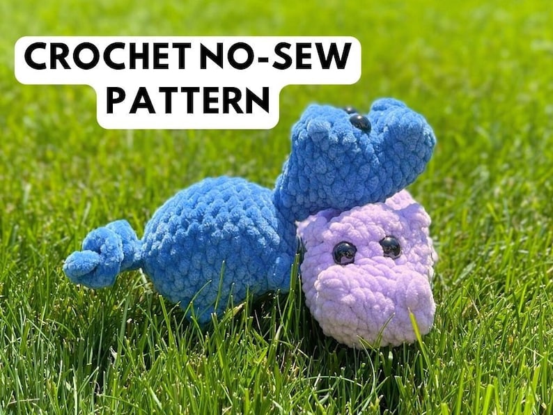 Crochet Pop-it Hippo NO SEW Pattern Fidget, Amigurumi PDF Pattern, Mini ...